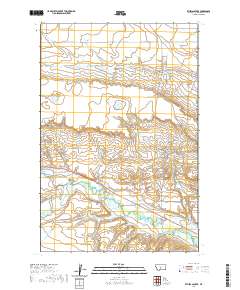 USGS US Topo 7.5-minute map for Ethels Coulee MT 2020 – American Map Store
