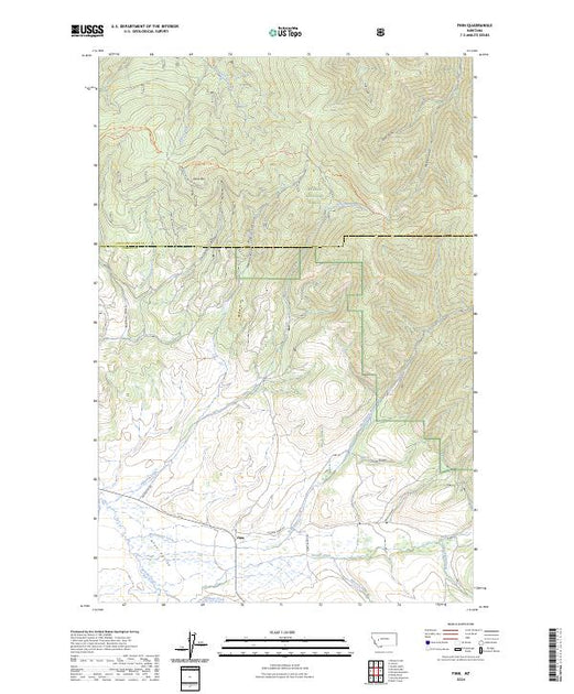 US Topo 7.5-minute map for Finn MT – American Map Store