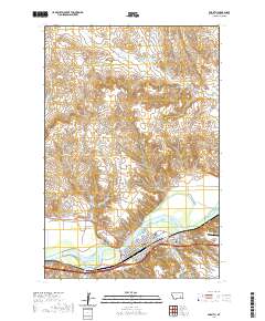 USGS US Topo 7.5-minute map for Forsyth MT 2020 – American Map Store