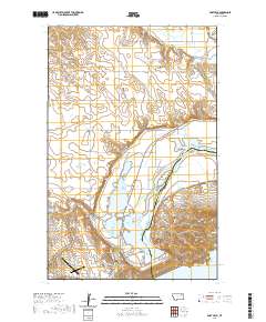USGS US Topo 7.5-minute map for Fort Peck MT 2020 – American Map Store