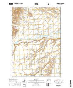 USGS US Topo 7.5-minute map for Gibbons School MT 2020 – American Map Store
