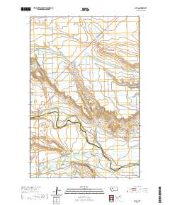 USGS US Topo 7.5-minute map for Gilman MT 2020 – American Map Store