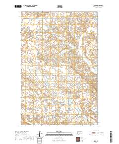 USGS US Topo 7.5-minute map for Girard MT 2020 – American Map Store