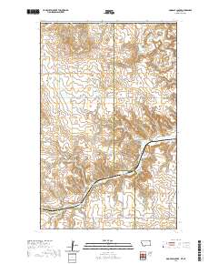 USGS US Topo 7.5-minute map for Goodale Coulee MTSK 2020 – American Map ...