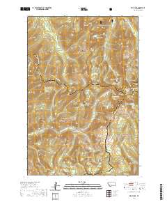 USGS US Topo 7.5-minute map for Kelly Lake MT 2020 – American Map Store