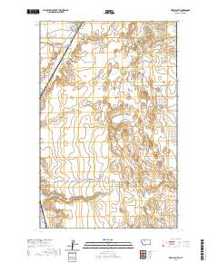 USGS US Topo 7.5-minute map for Kevin South MT 2020 – American Map Store