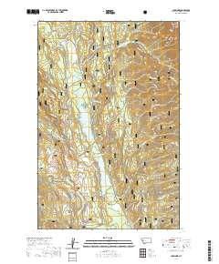 USGS US Topo 7.5-minute map for Lake Inez MT 2020 – American Map Store