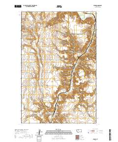 USGS US Topo 7.5-minute map for Ledger MT 2020 – American Map Store