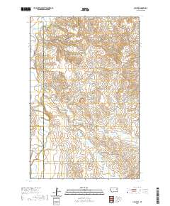 USGS US Topo 7.5-minute map for Lisk Creek MT 2020 – American Map Store