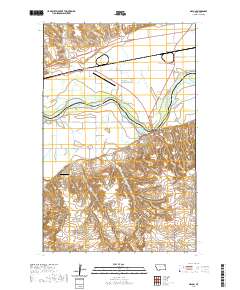 USGS US Topo 7.5-minute map for Macon MT 2020 – American Map Store
