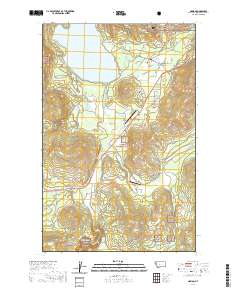 USGS US Topo 7.5-minute map for Marion MT 2020 – American Map Store