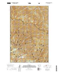 USGS US Topo 7.5-minute map for McCormick Peak MT 2020 – American Map Store