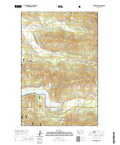 USGS US Topo 7.5-minute map for McGregor Peak MT 2020 – American Map Store