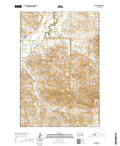 USGS US Topo 7.5-minute map for Melstone MT 2020 – American Map Store