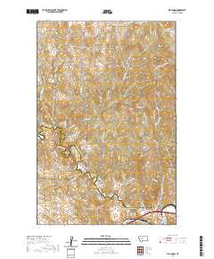 USGS US Topo 7.5-minute map for Mid Canon MT 2020 – American Map Store