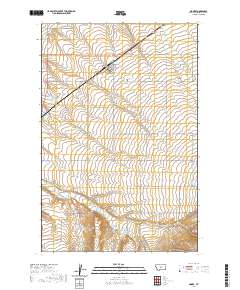 USGS US Topo 7.5-minute map for Moore MT 2020 – American Map Store