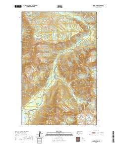 USGS US Topo 7.5-minute map for Mount Cannon MT 2020 – American Map Store