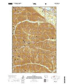 USGS US Topo 7.5-minute map for Noxon MT 2020 – American Map Store