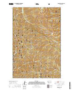 USGS US Topo 7.5-minute map for Penrose Peak MT 2020 – American Map Store