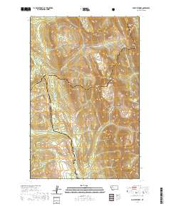 USGS US Topo 7.5-minute map for Porphyry Reef MT 2020 – American Map Store