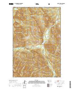 USGS US Topo 7.5-minute map for Pretty Prairie MT 2020 – American Map Store
