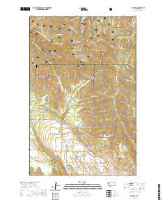 USGS US Topo 7.5-minute map for Proctor MT 2020 – American Map Store