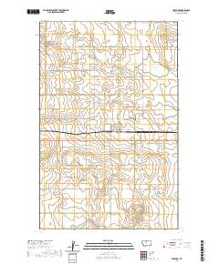 USGS US Topo 7.5-minute map for Rudyard MT 2020 – American Map Store
