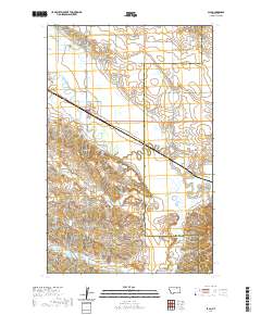 USGS US Topo 7.5-minute map for Saco MT 2020 – American Map Store