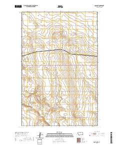 USGS US Topo 7.5-minute map for Sage Lake MT 2020 – American Map Store