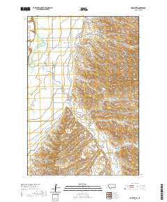 USGS US Topo 7.5-minute map for Saint Xavier MT 2020 – American Map Store