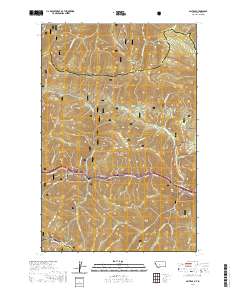 USGS US Topo 7.5-minute map for Saltese MTID 2020 – American Map Store