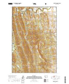 USGS US Topo 7.5-minute map for Sawtooth Ridge MT 2020 – American Map Store