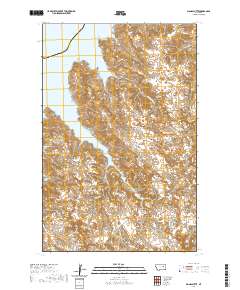 USGS US Topo 7.5-minute map for Signal Butte MT 2020 – American Map Store