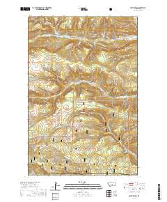 USGS US Topo 7.5-minute map for South Bench MT 2020 – American Map Store