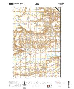 USGS US Topo 7.5-minute map for Sun River MT 2020 – American Map Store