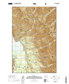 USGS US Topo 7.5-minute map for Swan Lake MT 2020 – American Map Store