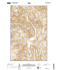 USGS US Topo 7.5-minute map for Tadpole Lake MT 2020 – American Map Store