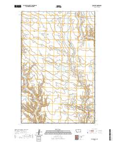 USGS US Topo 7.5-minute map for Tule Lake MT 2020 – American Map Store