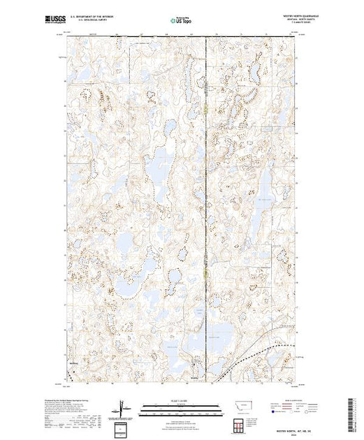 US Topo 7.5-minute map for Westby North MTNDSK – American Map Store