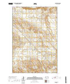 USGS US Topo 7.5-minute map for Wheeler MT 2020 – American Map Store