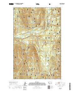 USGS US Topo 7.5-minute map for Yaak MT 2020 – American Map Store
