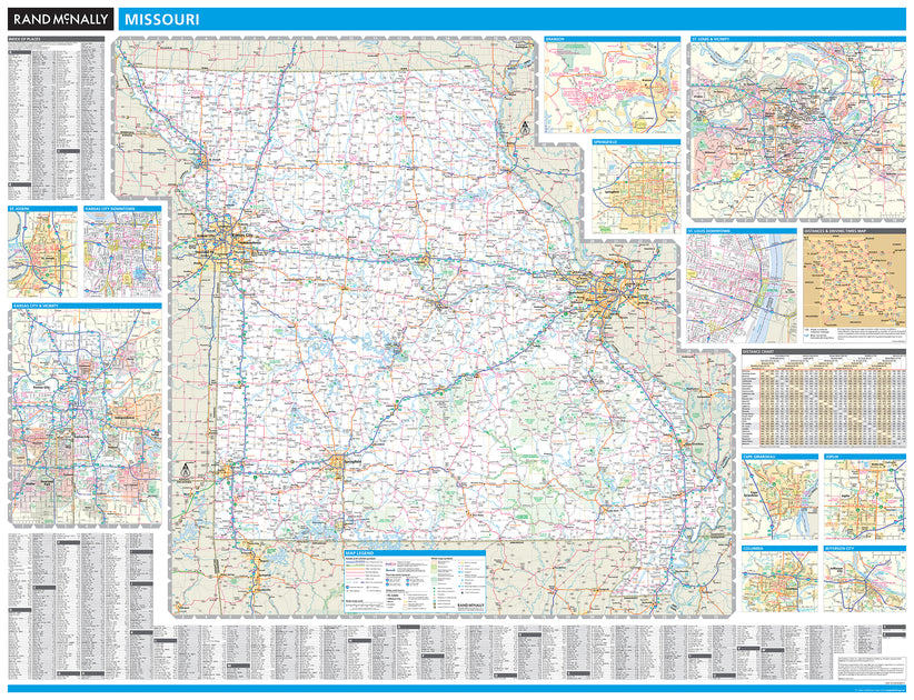 Missouri State Wall Maps – Tagged "Missouri: Wall Maps"– American Map Store