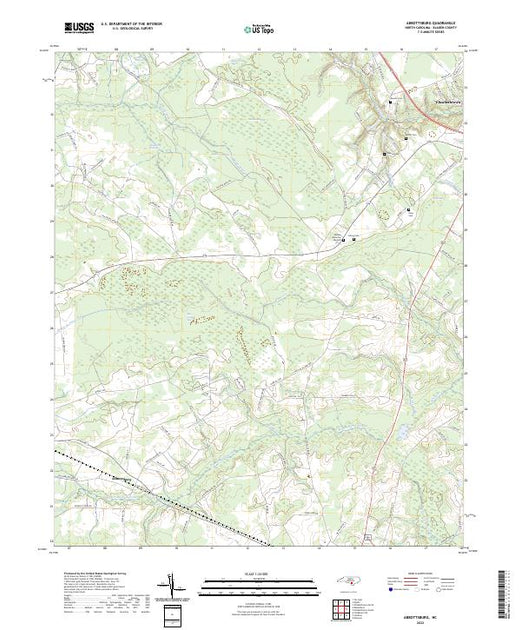 North Carolina USGS Topographic Maps – American Map Store