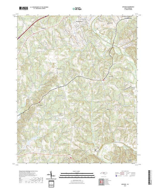 North Carolina USGS Topographic Maps – American Map Store