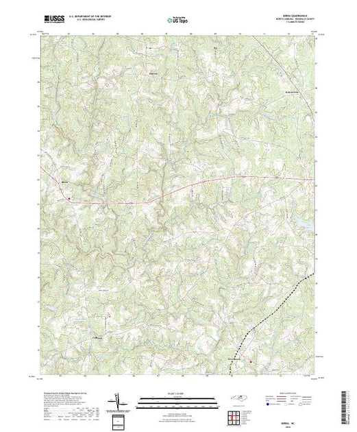 US Topo 7.5-minute map for Berea NC – American Map Store