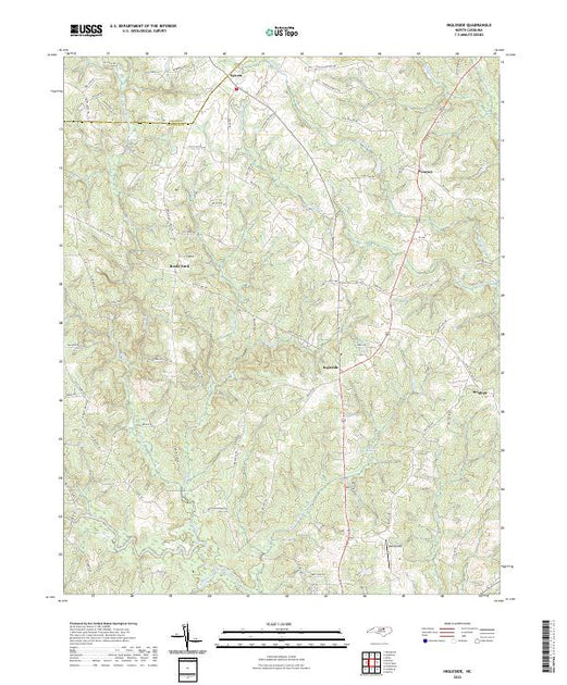 US Topo 7.5-minute map for Ingleside NC – American Map Store