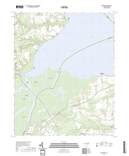 US Topo 7.5-minute map for Westover NC – American Map Store