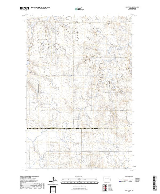North Dakota USGS Topographic Maps – American Map Store