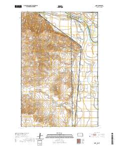 USGS US Topo 7.5-minute map for Dore NDMT 2020 – American Map Store