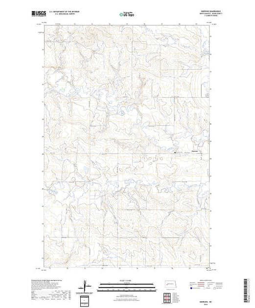 US Topo 7.5-minute map for Emerson ND – American Map Store